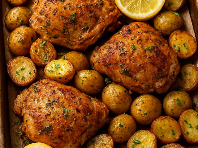 🍋 Lemon Pepper & Himalayan Pink Salt Roasted Chicken with Garlic Herb ...